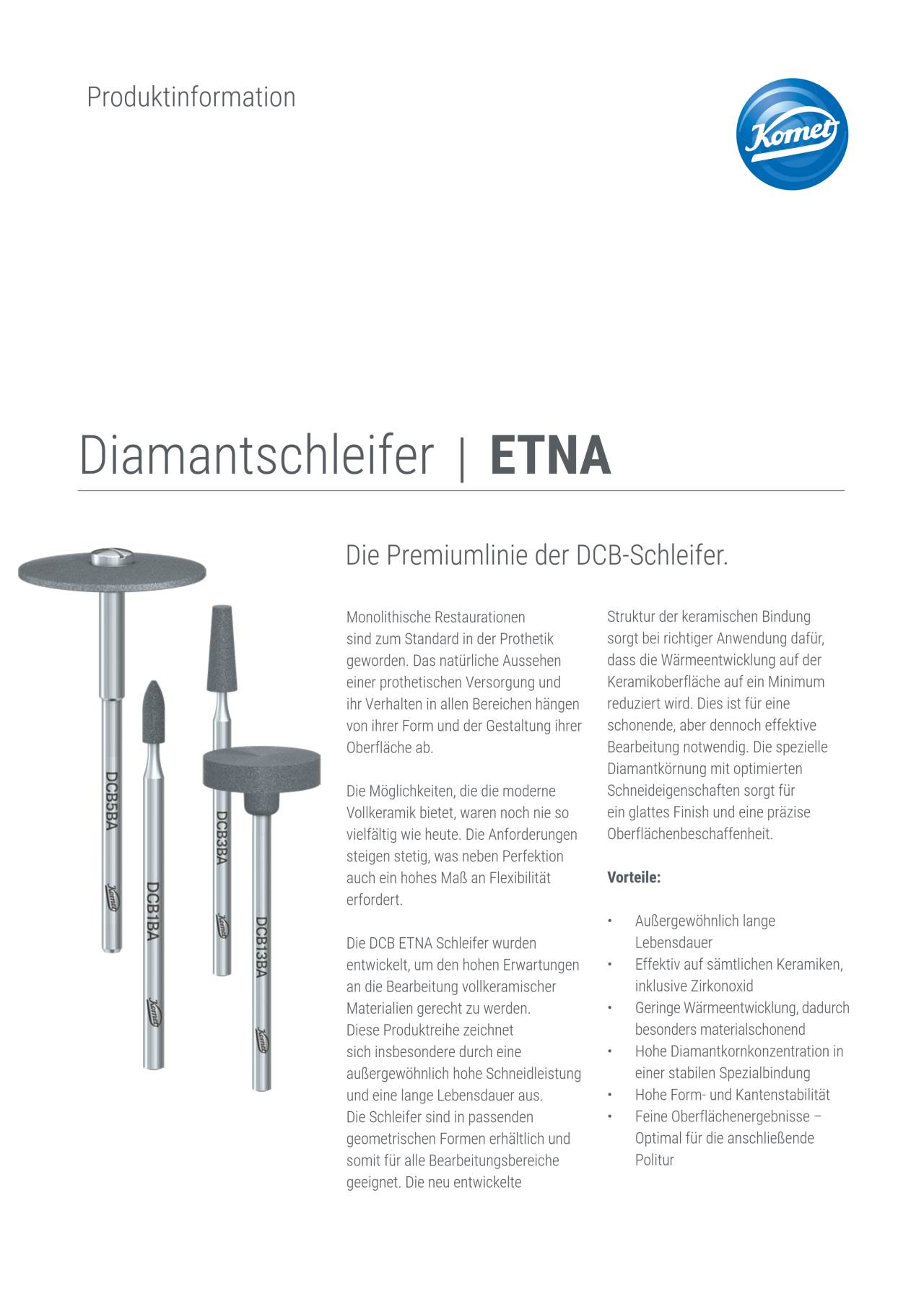 PI | Diamantschleifer ETNA – Komet Dental