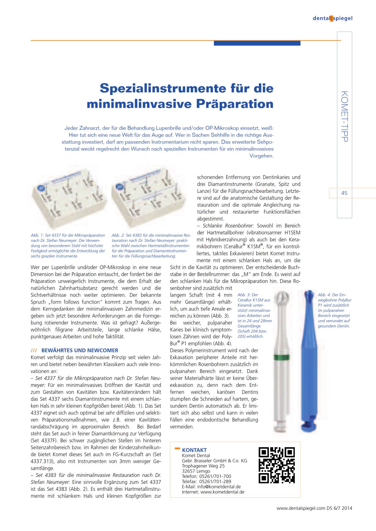 Komet-Tipp | 2014_06 – Komet Dental