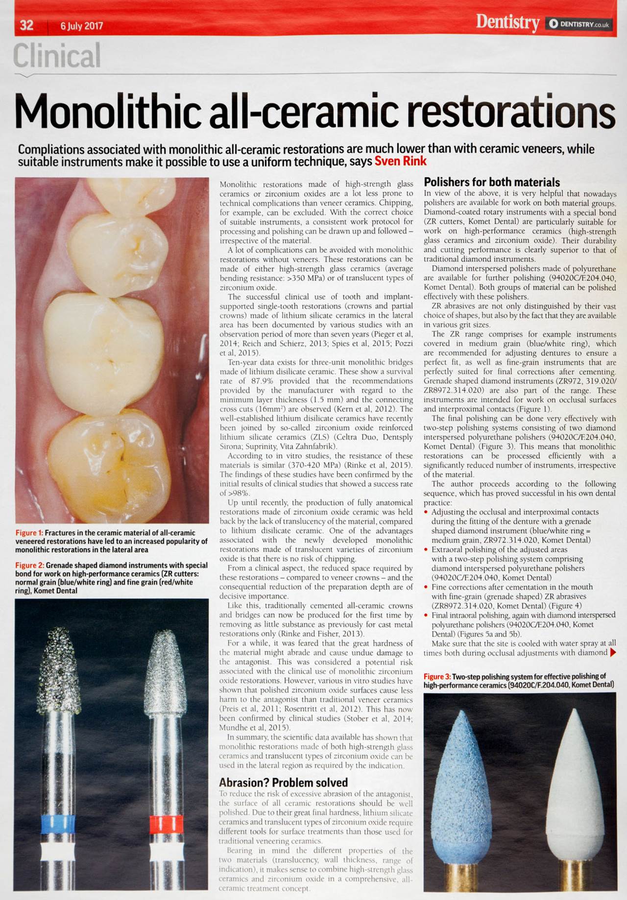 FB | Monolithic all-ceramic restorations – Komet Dental