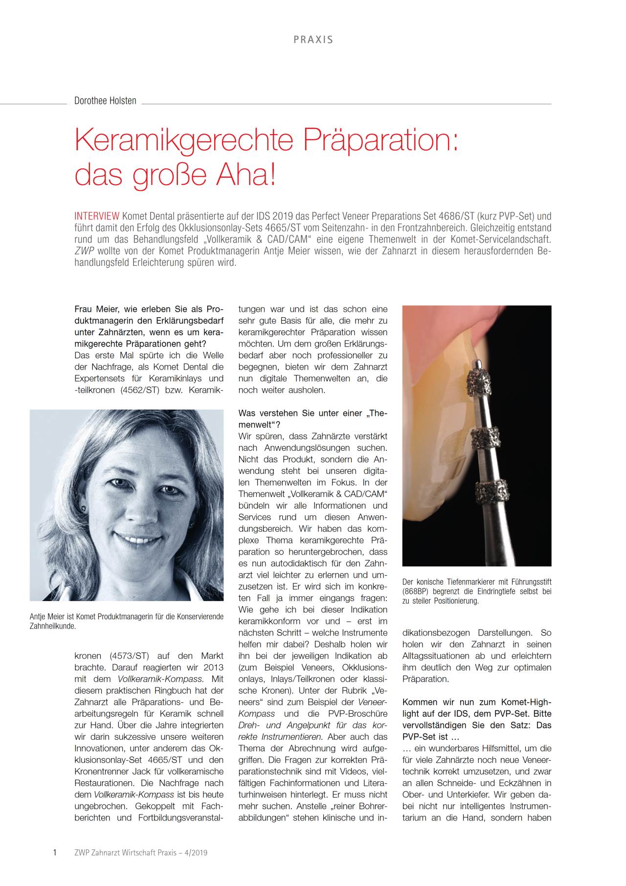 FB | Interview › Komet Dental