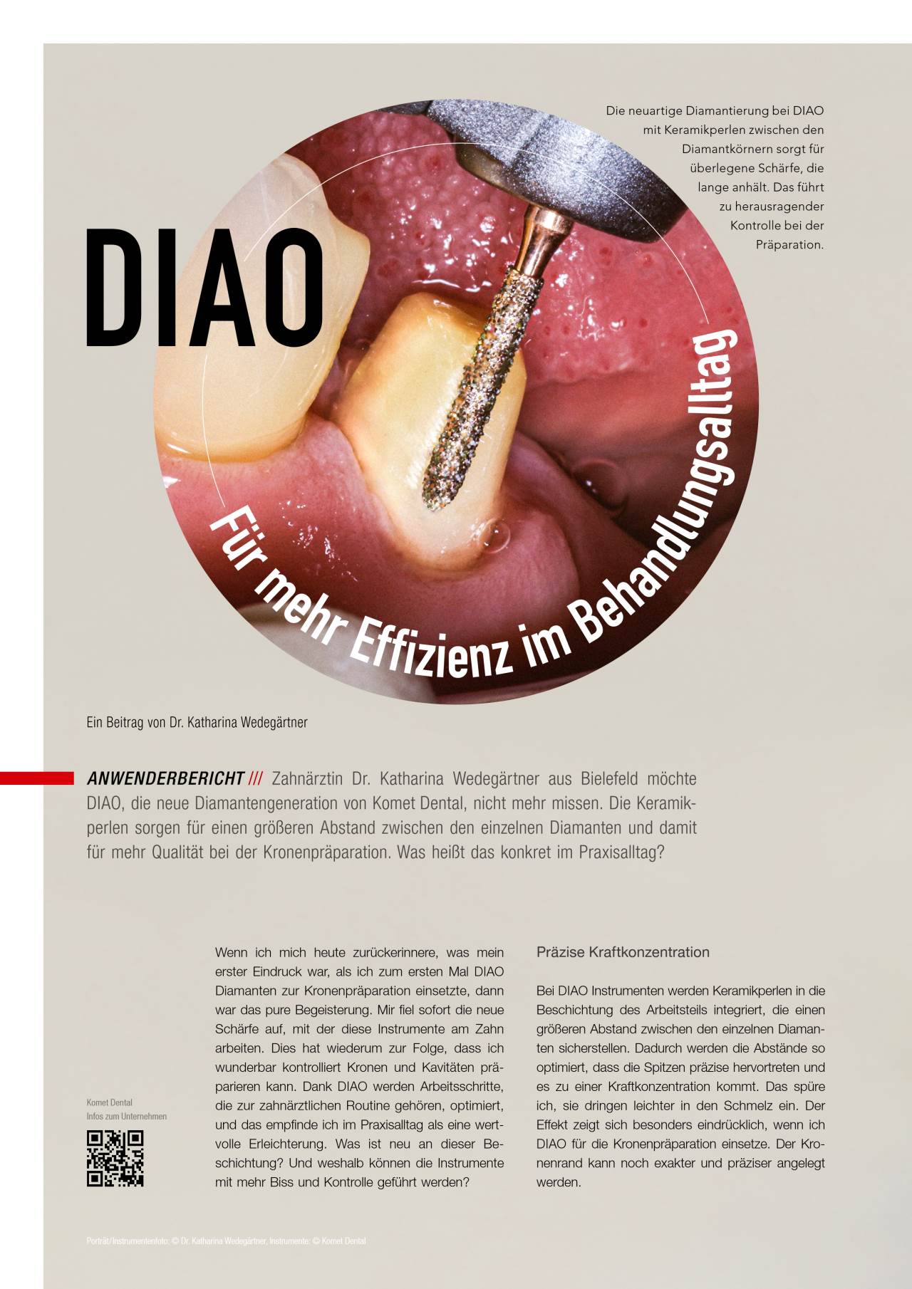 FB | DIAO - Für mehr Effizienz im Behandlungsalltag – Komet Dental