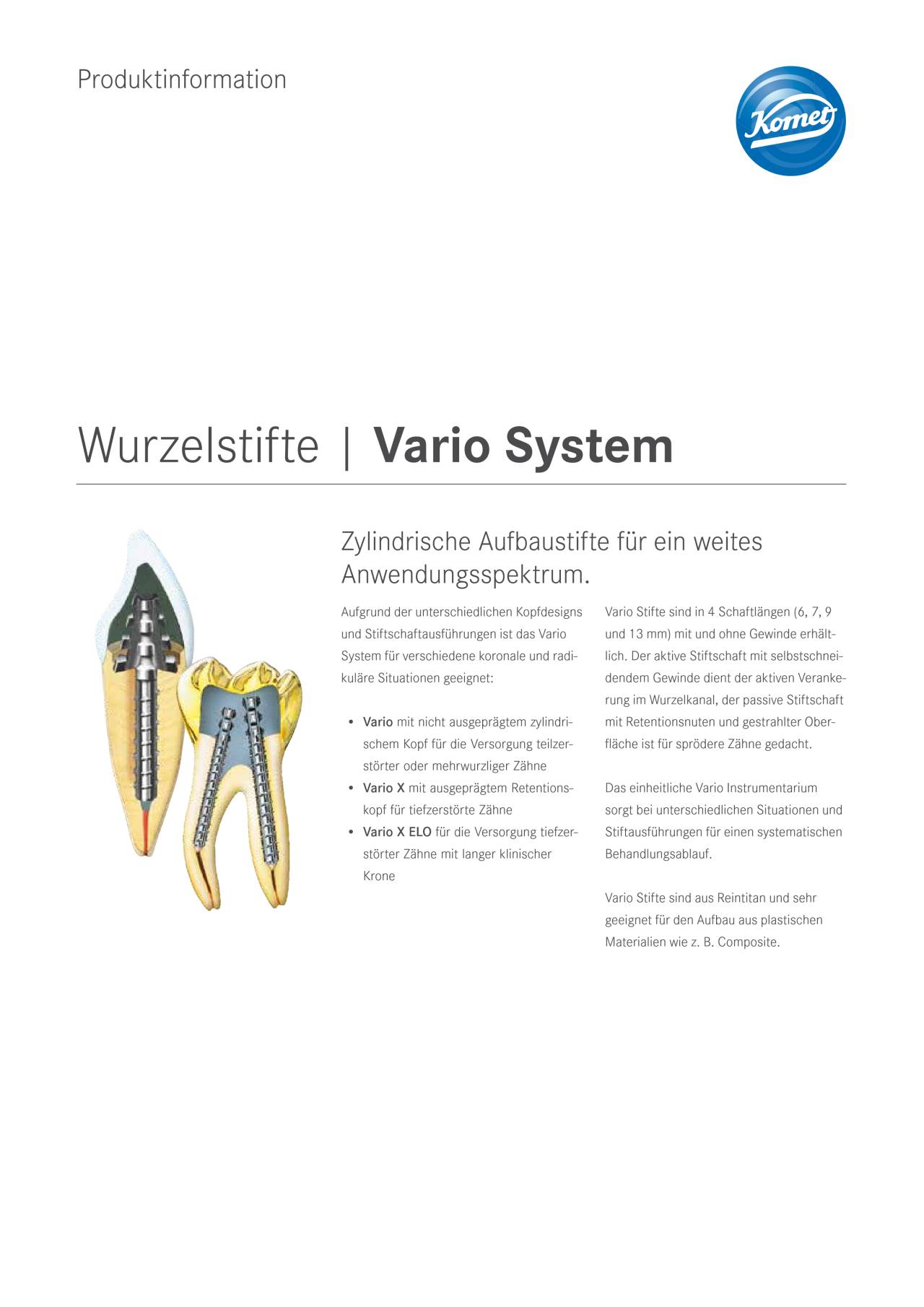 PI | Vario System – Komet Dental