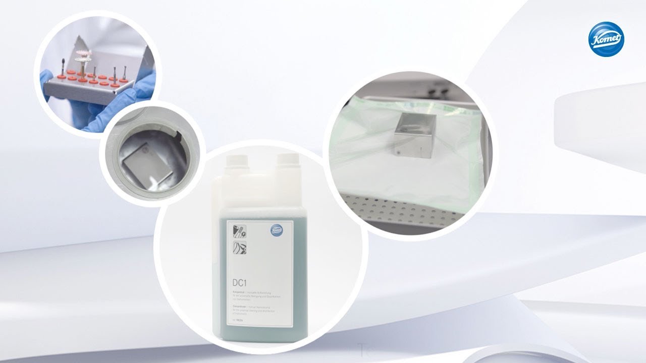 Manual reprocessing of semi-critical instruments – Komet Dental