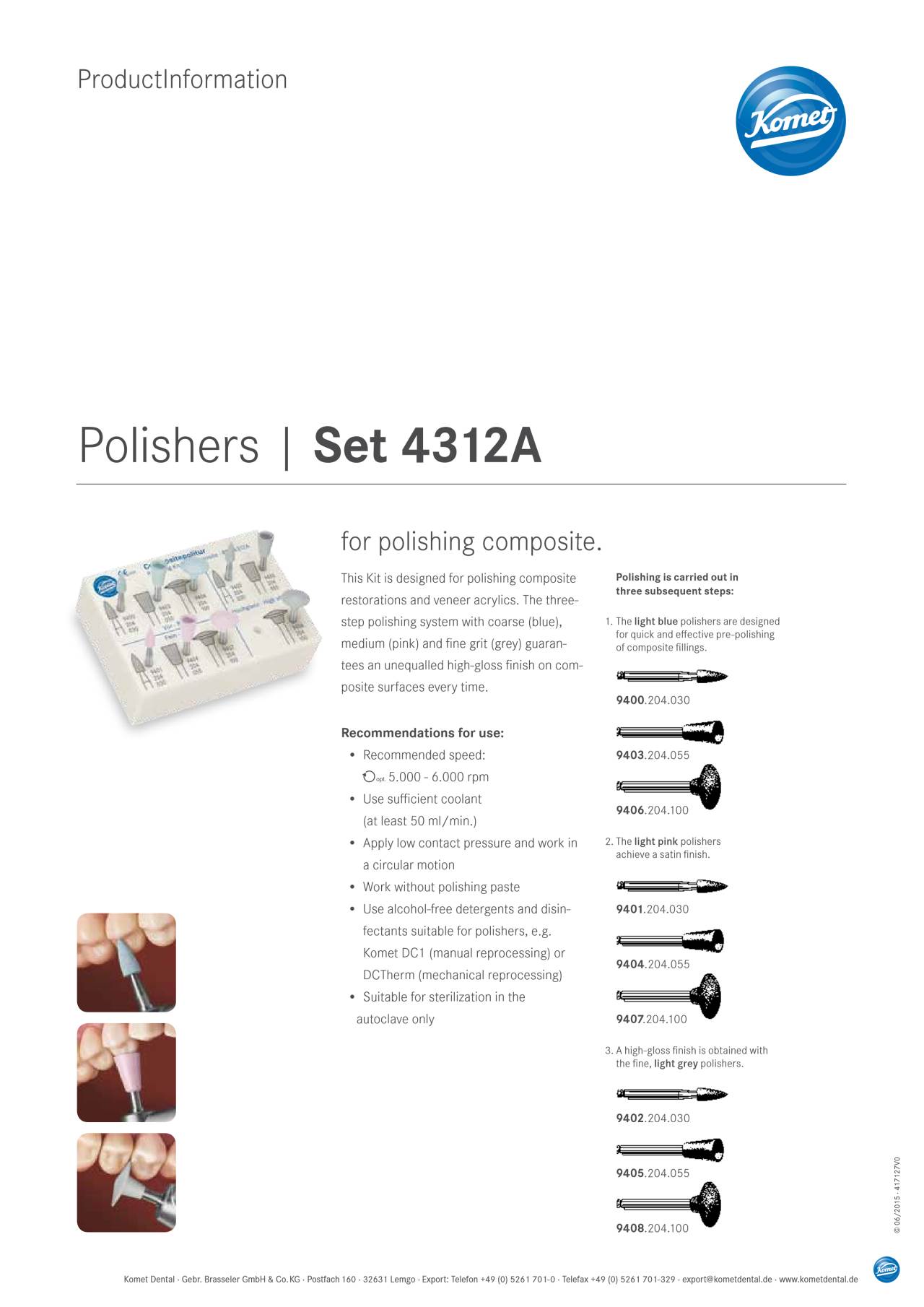 PI | PolyBur › Komet Dental